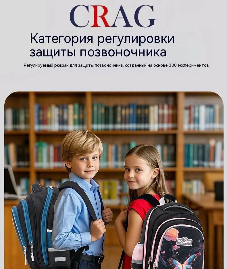 Рюкзак школьный ортопедический GOLOVE для девочки, комплект 3 в 1: пенал, мешок для обуви, принт виртуальная певица Мику — фото 1