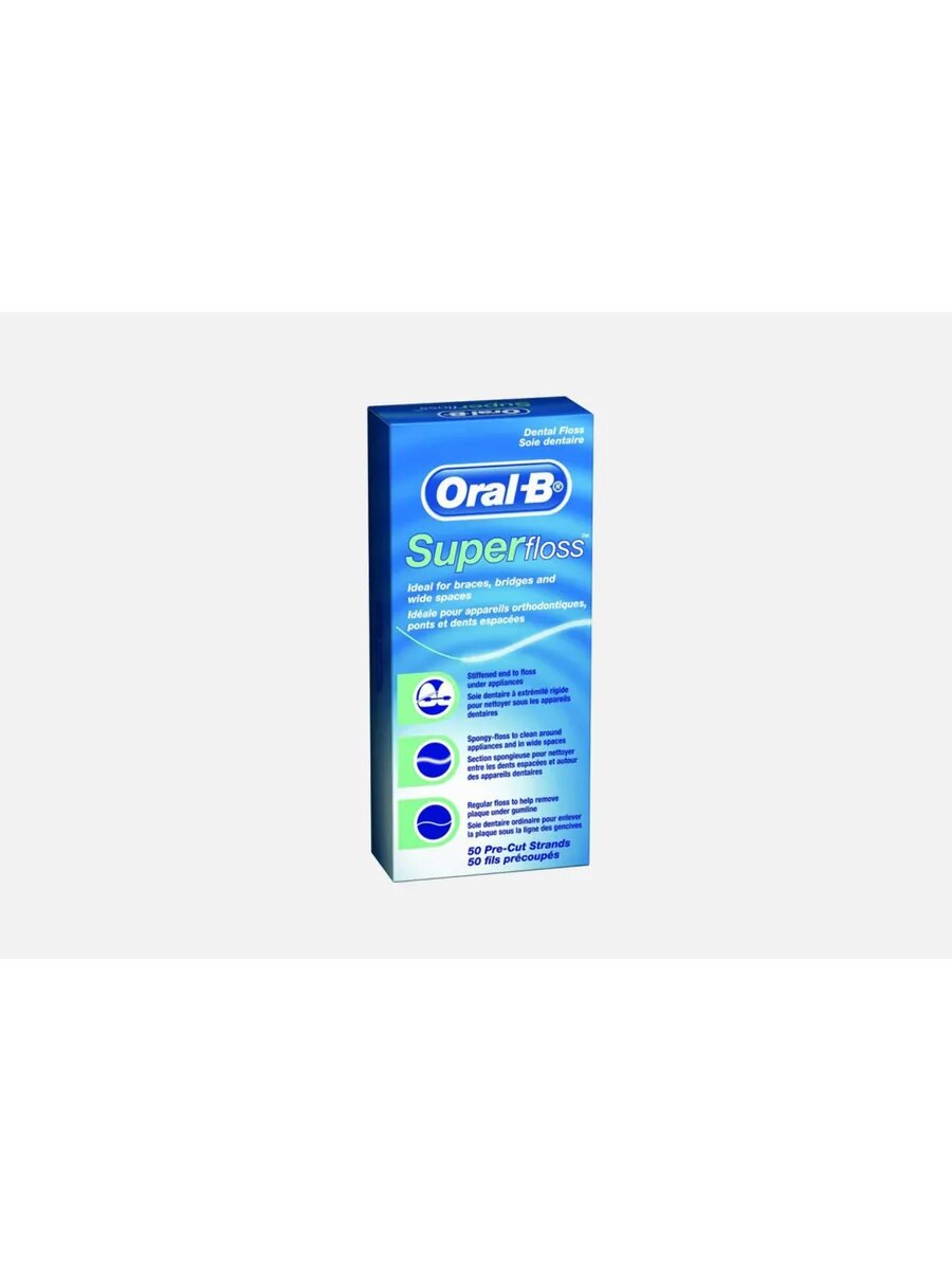 ORAL-B Super Floss Зубная нить