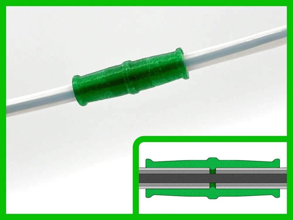 Соединитель Bowden PTFE трубок для 3D-принтера (3 шт)