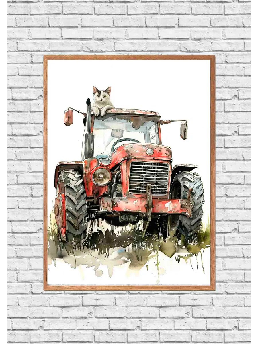 Манчкин-кот-фермер 3, Плакат 30x42см