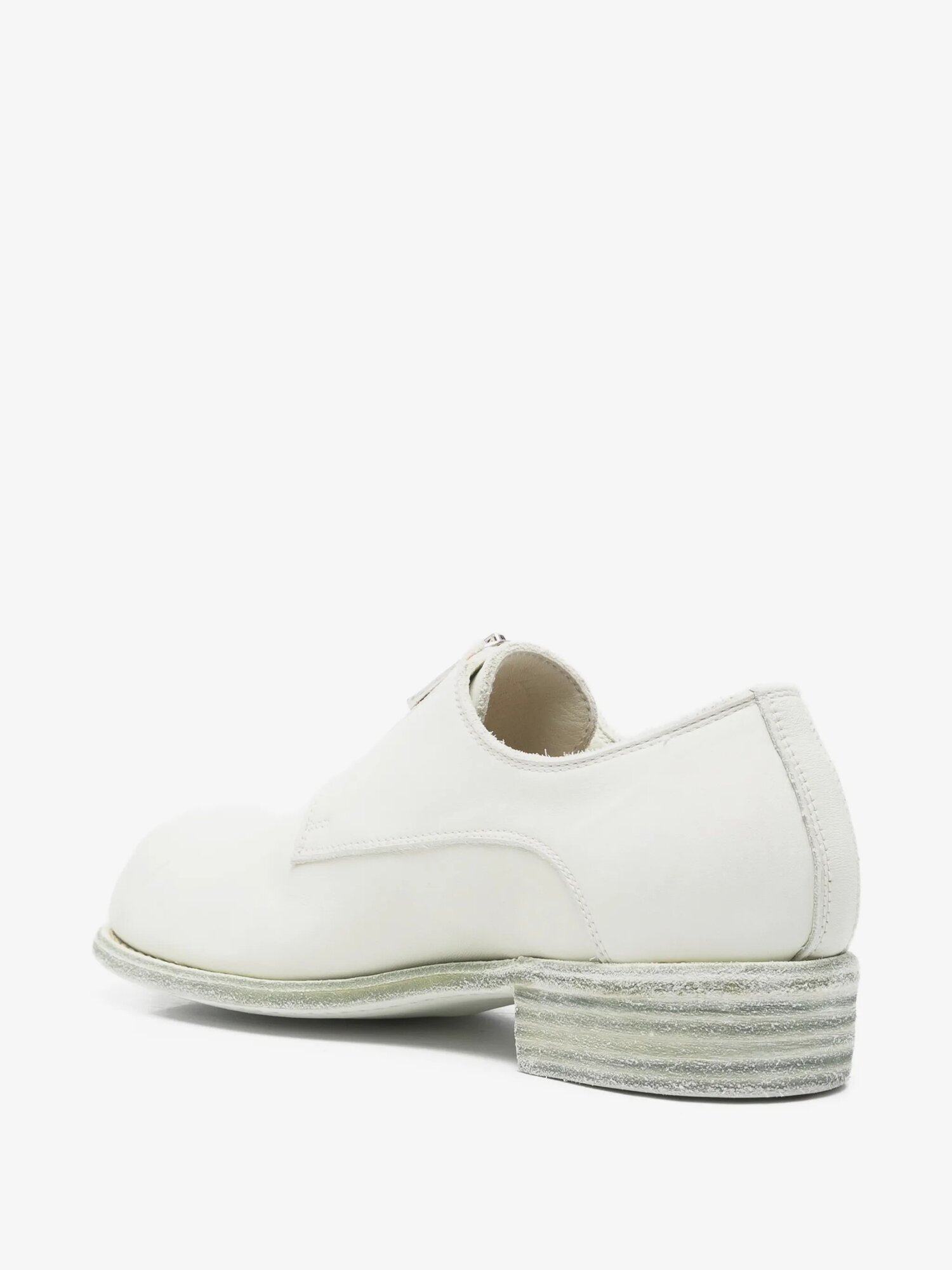 Туфли Piero Guidi Zip leather derby shoes, размер 35, бежевый/белый — фото 1