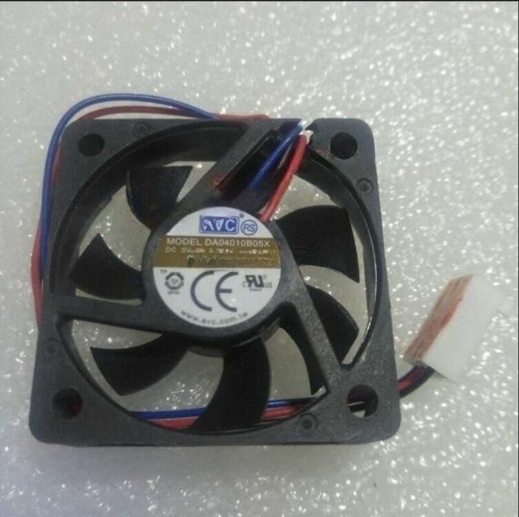 AVC DA04010B05X-RAR DC5V 0.08A 4010 4 см 3-проводной вентилятор охлаждения -