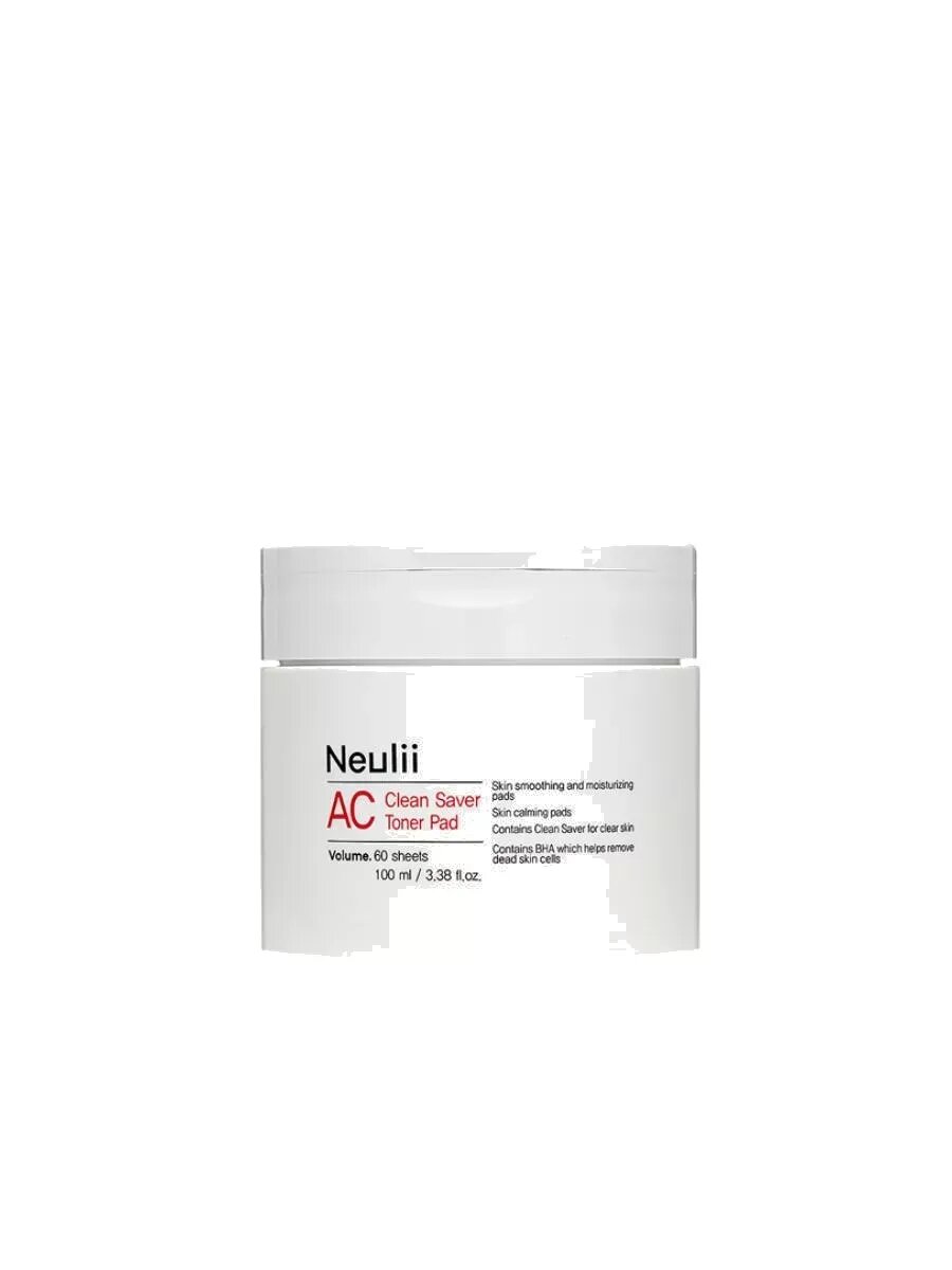 NEULII AC Clean Saver Toner Pad, диски для лица, 60мл