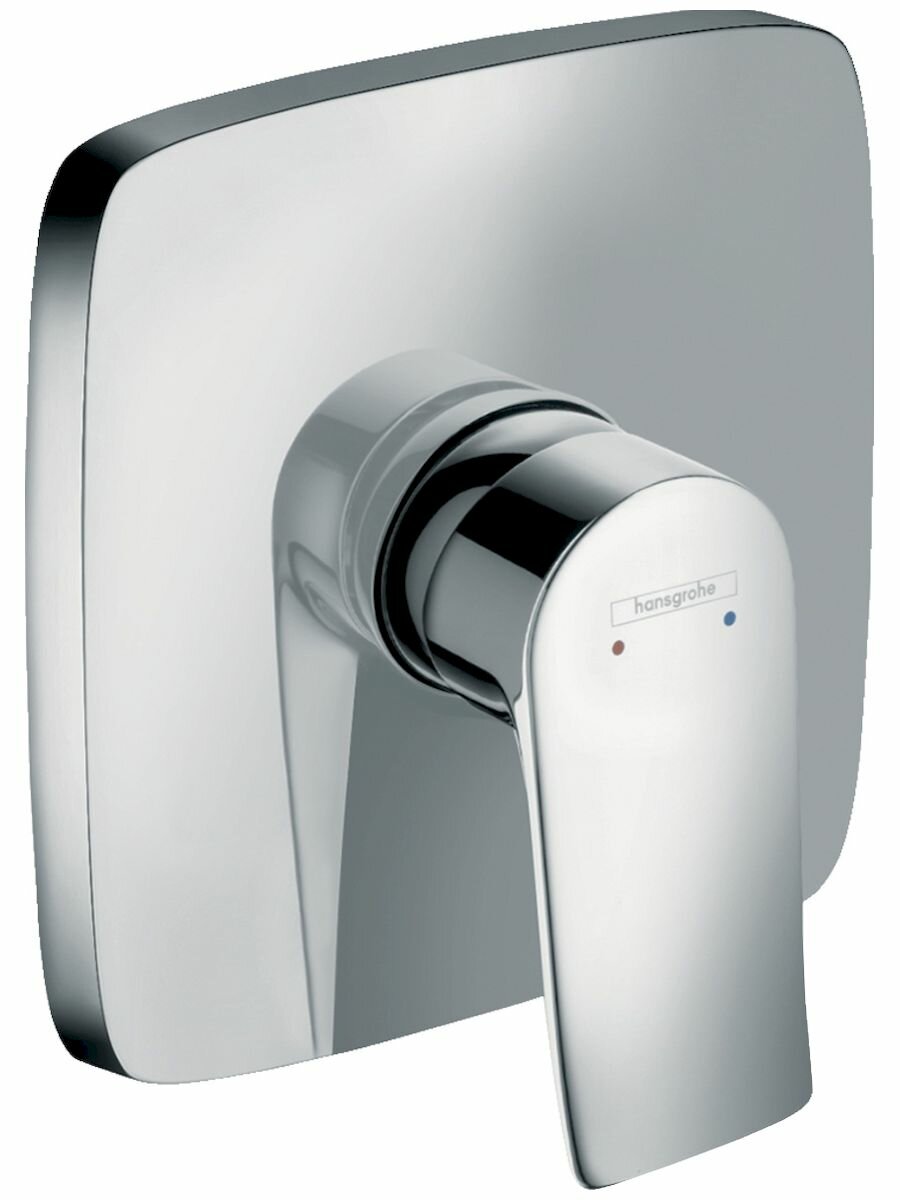 Смеситель для душа hansgrohe Metris 31456000 + 01800180 однорычажный встраиваемый