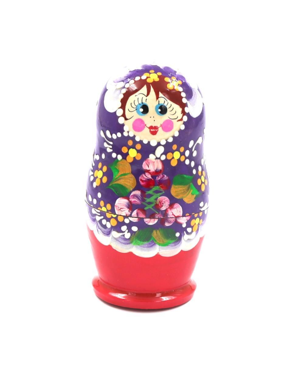 Матрешка Бусинки В (5 матрешек, 10см)