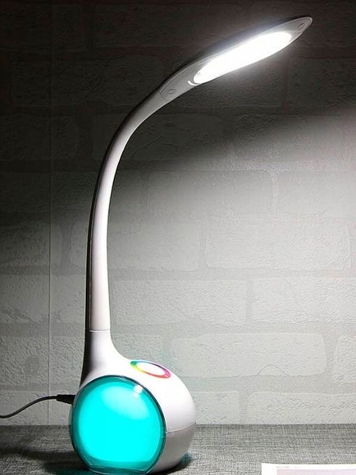 Светодиодная беспроводная настольная лампа Т3, 5 Вт, 3 режима свечения + RGB-подсветка