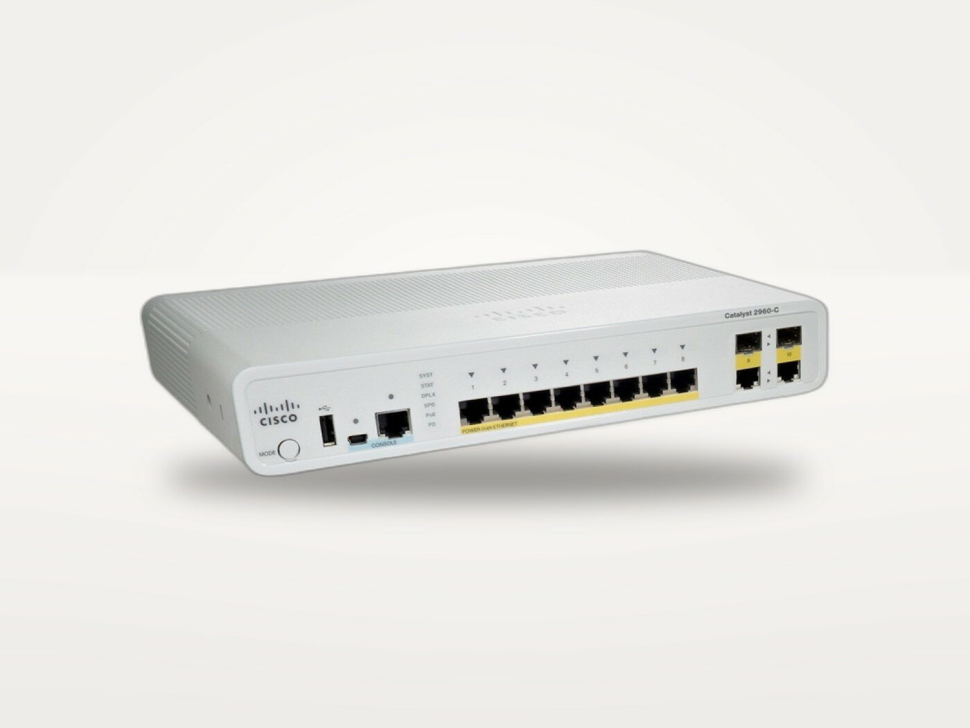 Коммутатор CISCO WS-C2960C-8TC-L Catalyst 2960C Switch 8 FE, 2 x Dual Uplink, Lan Base