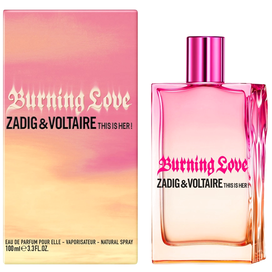 Парфюмерная вода Задиг и Вольтер Зис Ис Хе Бернинг Лав 100 мл женская - Burning Love For Her