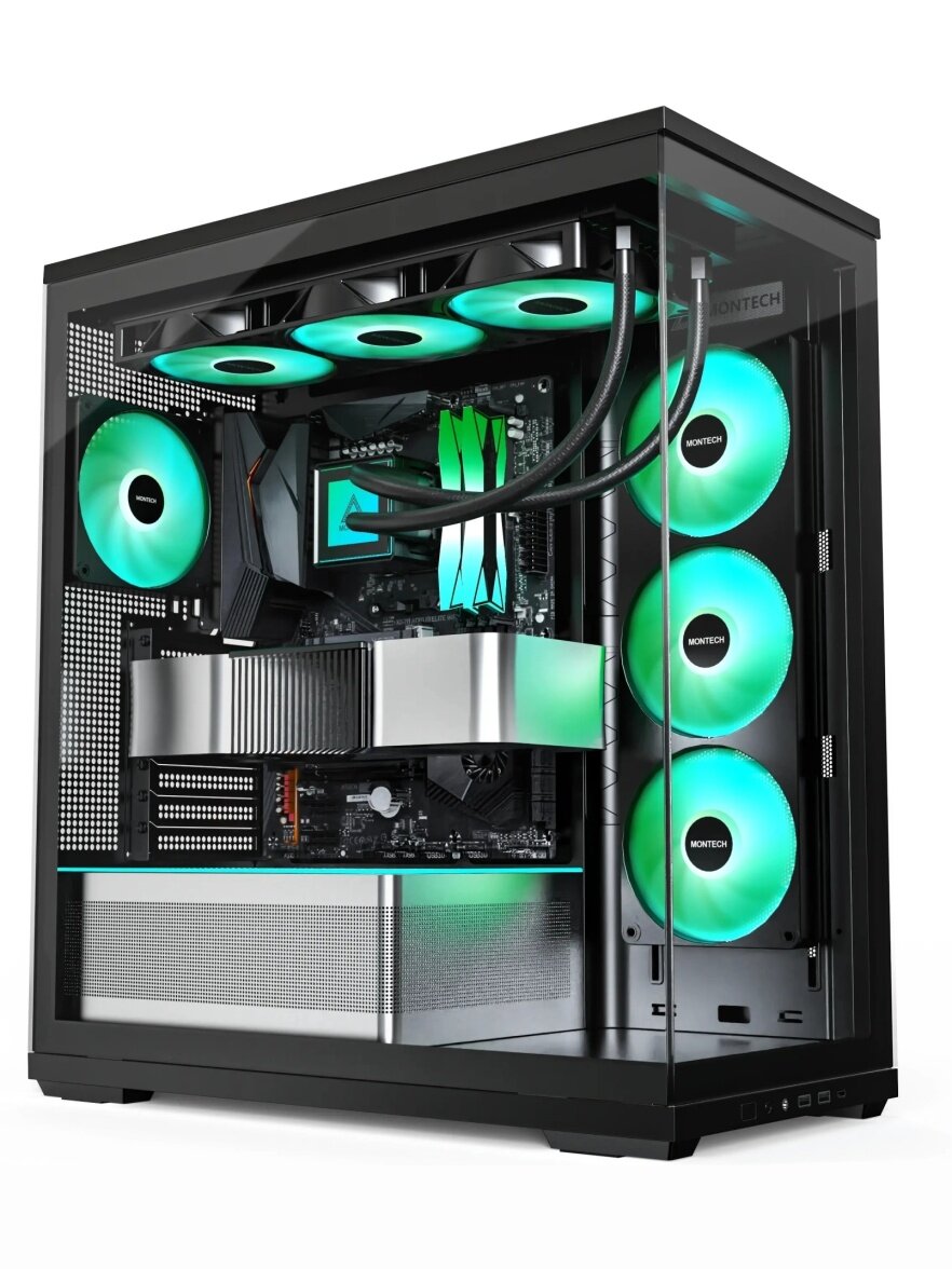 Корпус Montech TG3, черный — фото 1