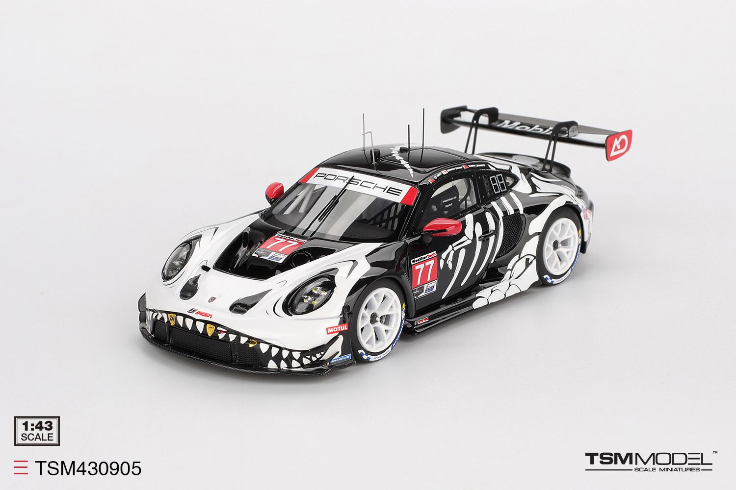 Коллекционная машинка TSM 1:43 Porsche 911 GT3 R #77 AO Racing 2025 IMSA Petit Le Mans