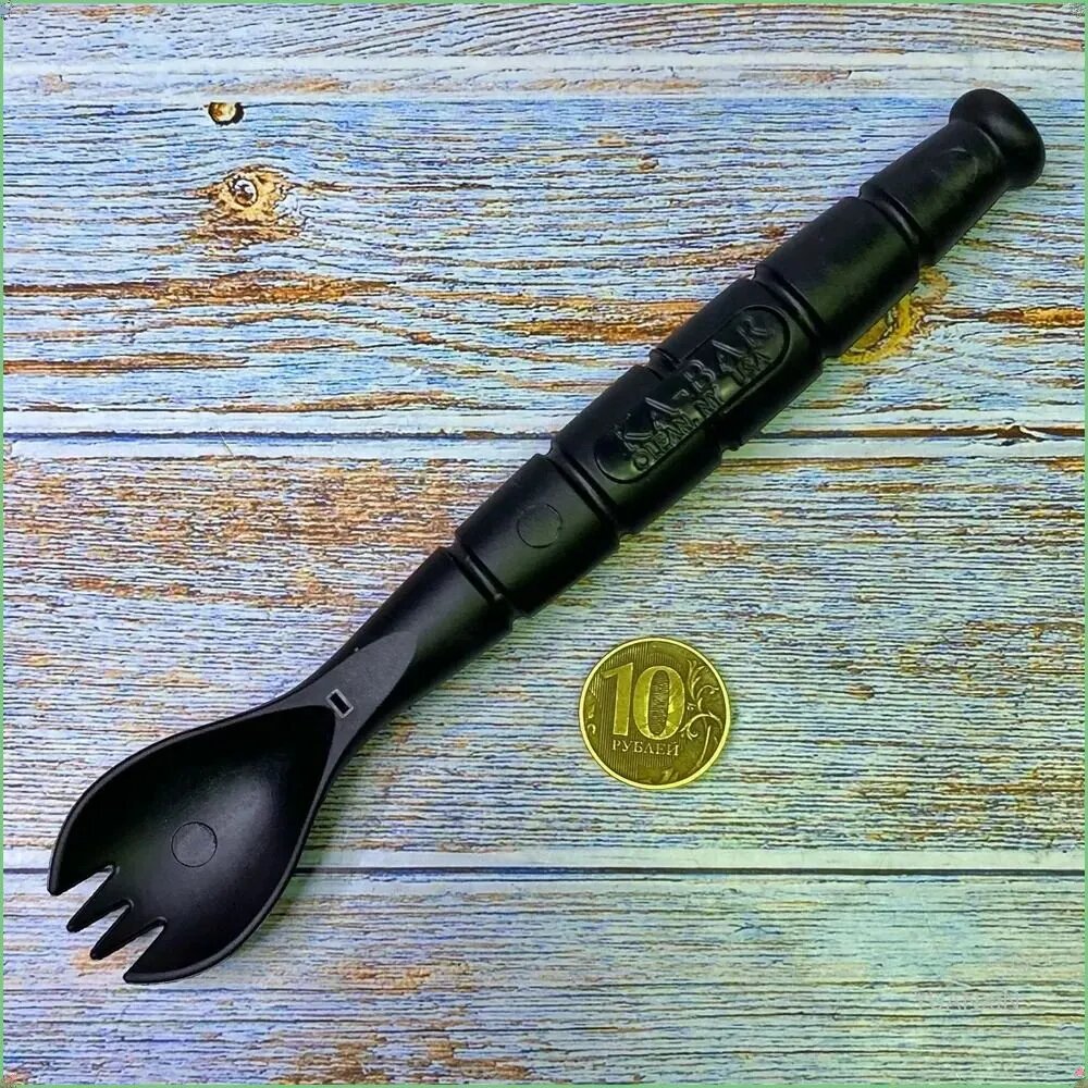 Походный столовый прибор Ka-Bar Spork & Knife 3-Pack, Multicam, 9909MIL