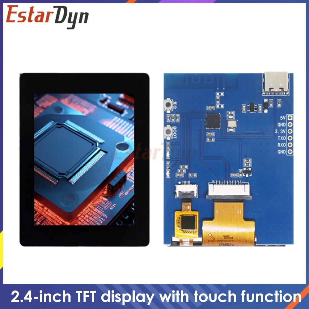ESP32-C3 плата с TFT LCD экраном Estardyn
