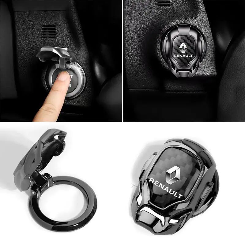 1 шт Renault (Рено) автомобиль одна кнопка запуска устройства зажигания защитная крышка