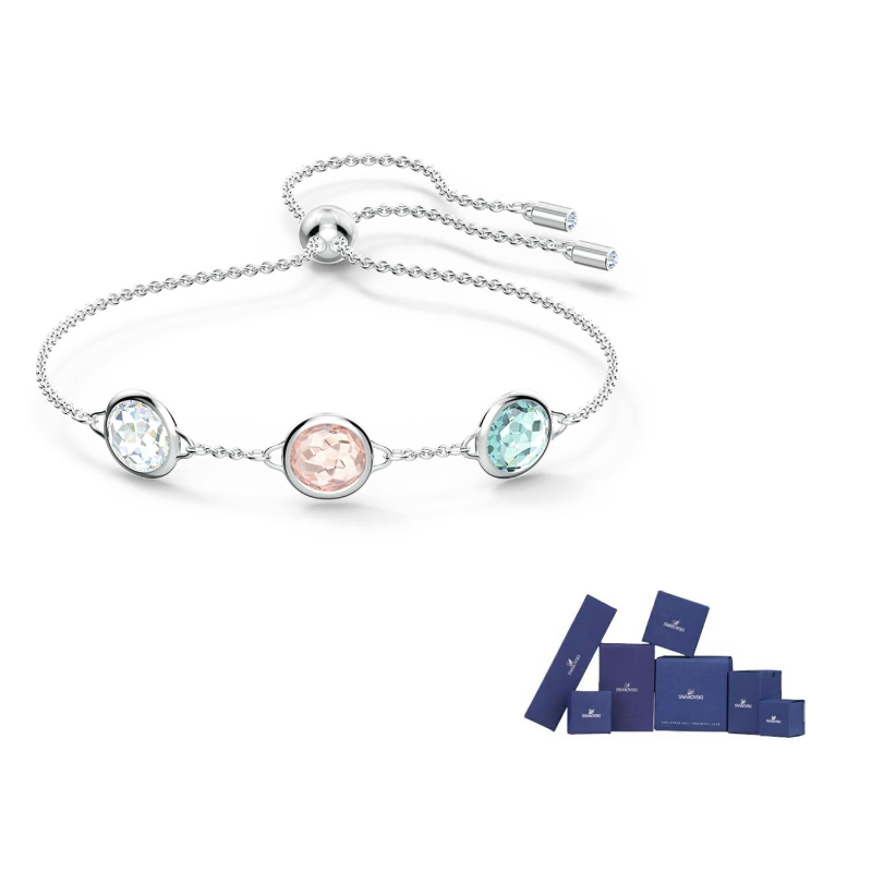Браслет-бэнгл, кристаллы Swarovski