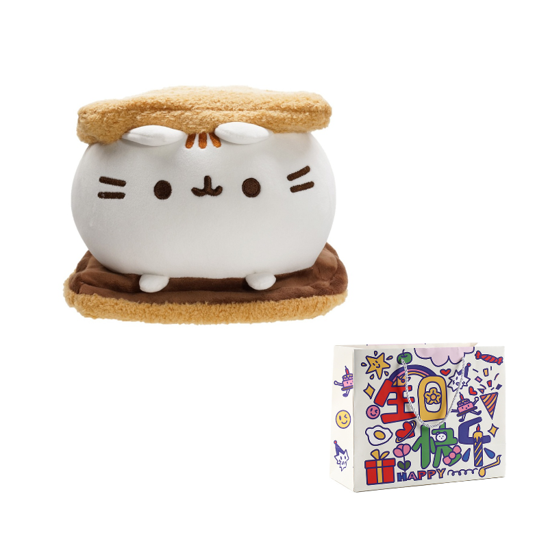 Плюшевая игрушка-антистресс унисекс AZLCL Печенье кошка, 18CM EU