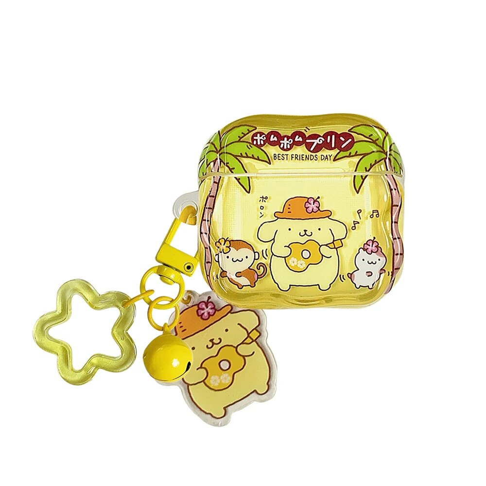 Чехол AirPods 4 Pompompurin, желтый