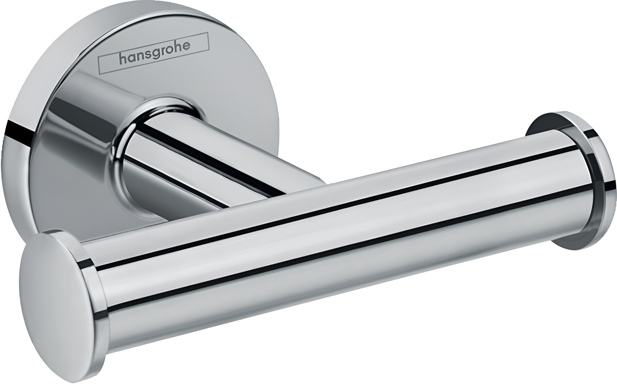 Крючок для ванной Hansgrohe Logis Universal 41725000, латунь, антибактериальное покрытие, 10.6x5.5 см