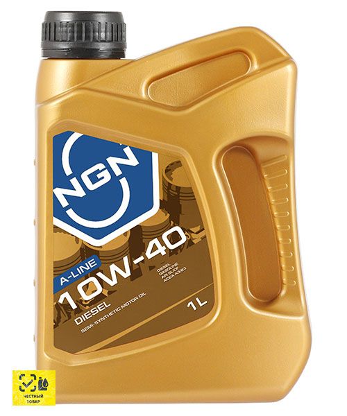 Масло моторное полусинтетика 10W40 A-Line Diesel CF/SL 1л NGN, V272085631