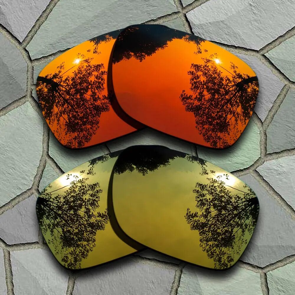 Поляризованные линзы Oakley Holbrook Red-Yellow Golden