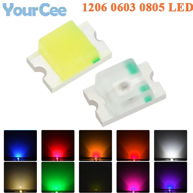 Светодиоды SMD 0603 Purple, 100шт