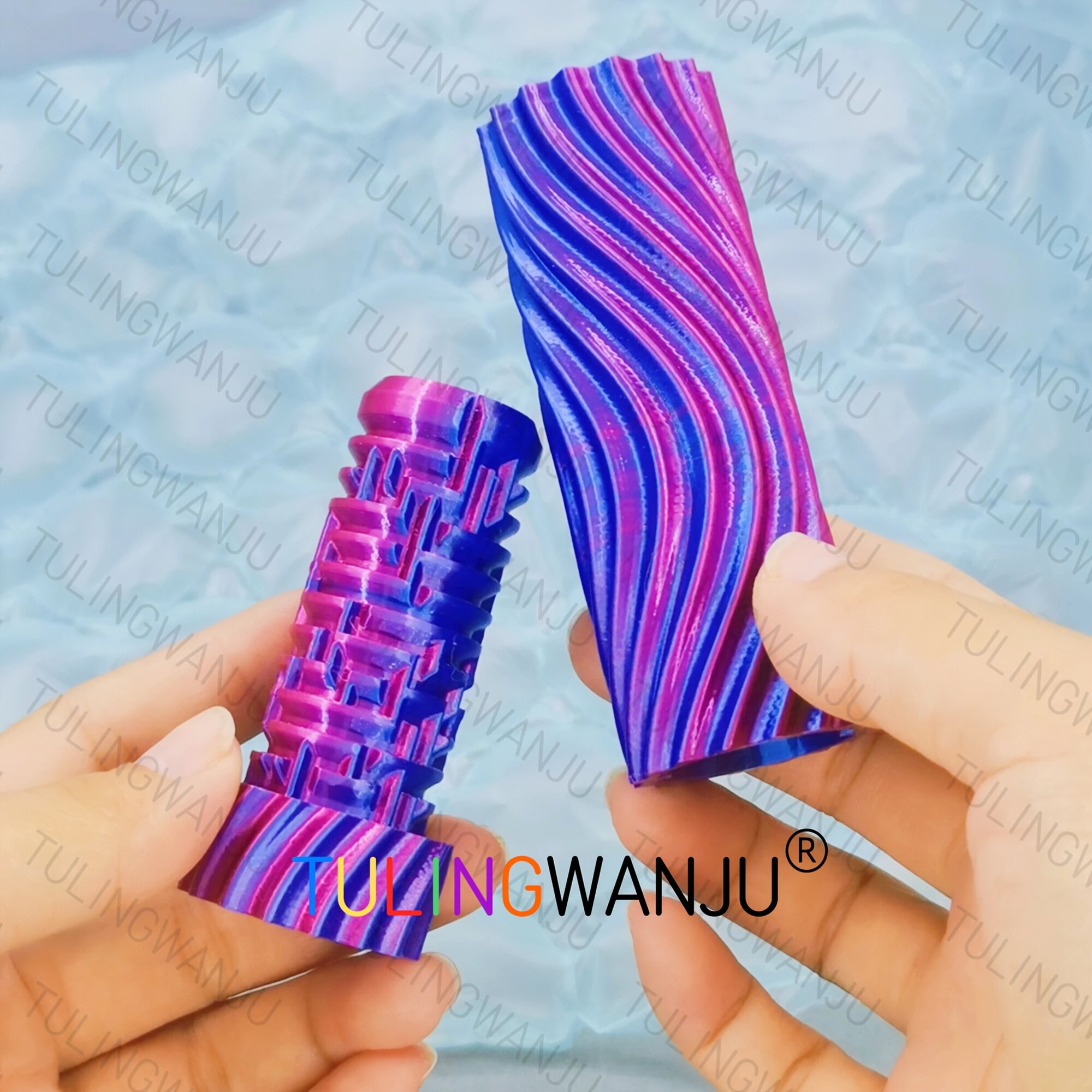 Подарочная коробка с 3D-лабиринтом для денег, красный и синий