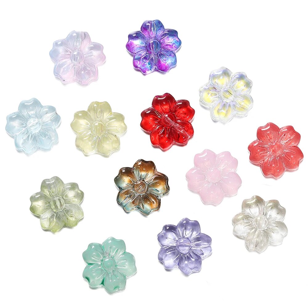 Бусины-цветы St.kunkka из ла McPwork 30pcs, Random color mixing