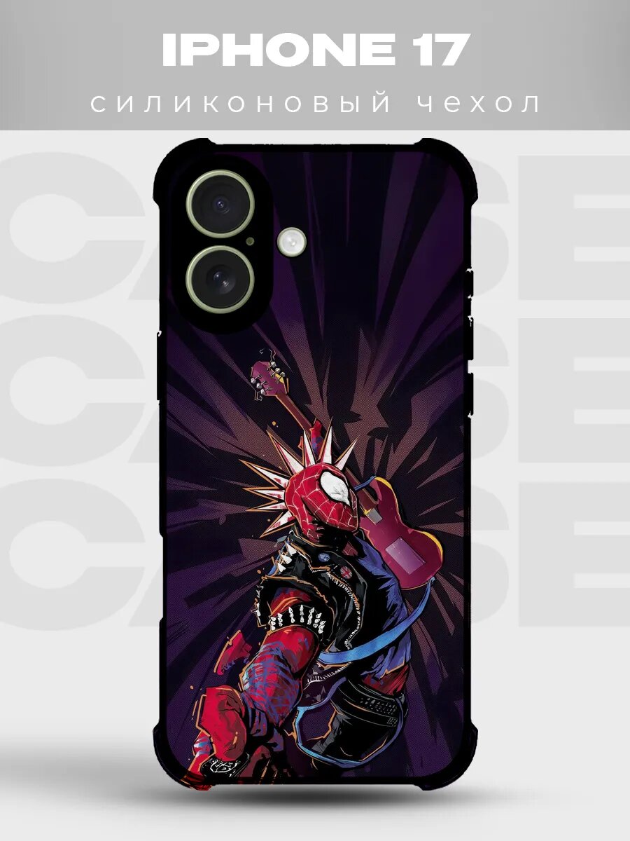 Чехол на iPhone 17 Человек-паук spider man человек паук
