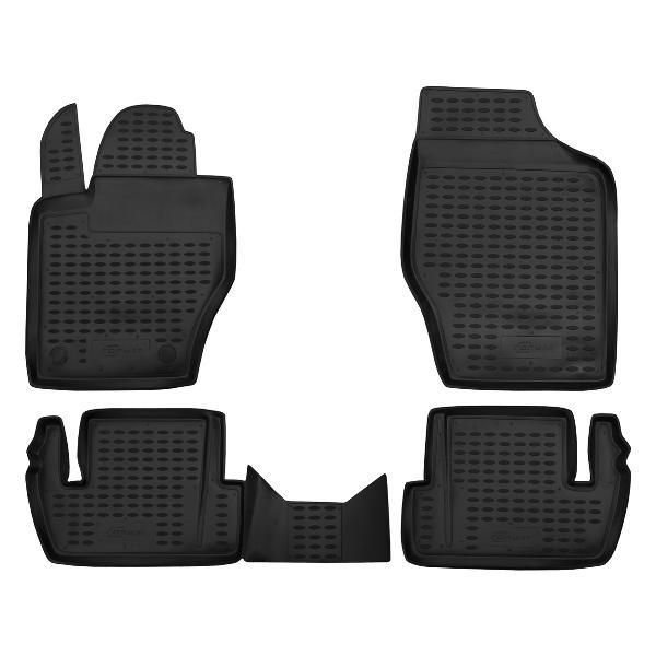 Коврик автомобильный Format Коврики в салон для PEUGEOT 307 (I, Ir), 2001-2008, 4 шт. (ПУ, повышенная износостойкость) / Пежо