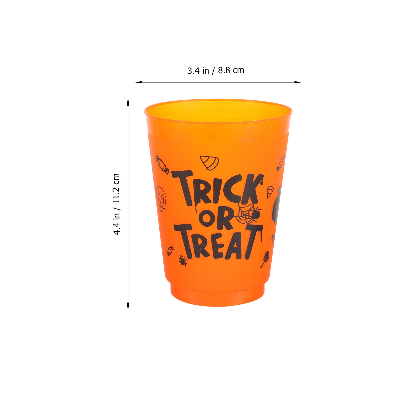 5 Штук Пластиковые Стаканчики Для Halloween Веселая И Интересная Дизайн 11.2x8.8cm