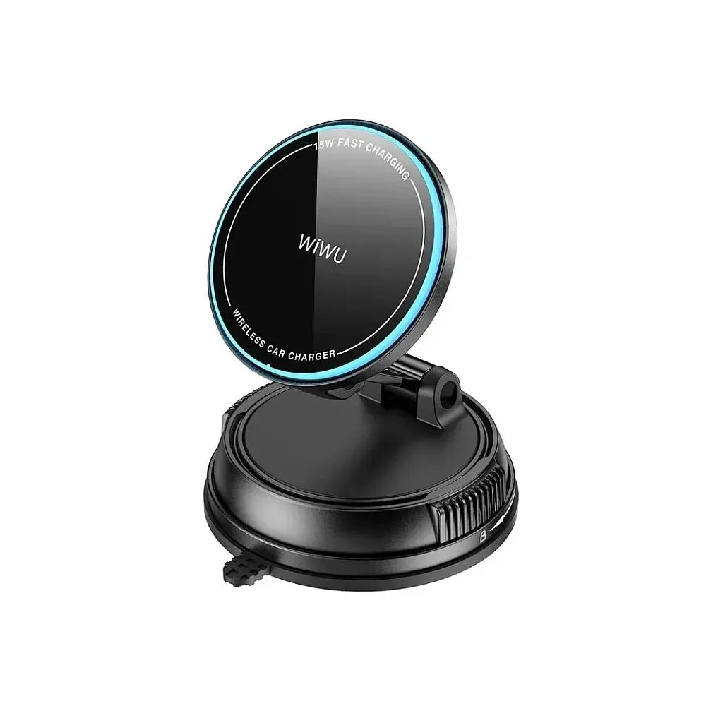 Автомобильный держатель Wiwu Omni CH-326 MagSafe 15W для смартфона на приборную панель (черный)