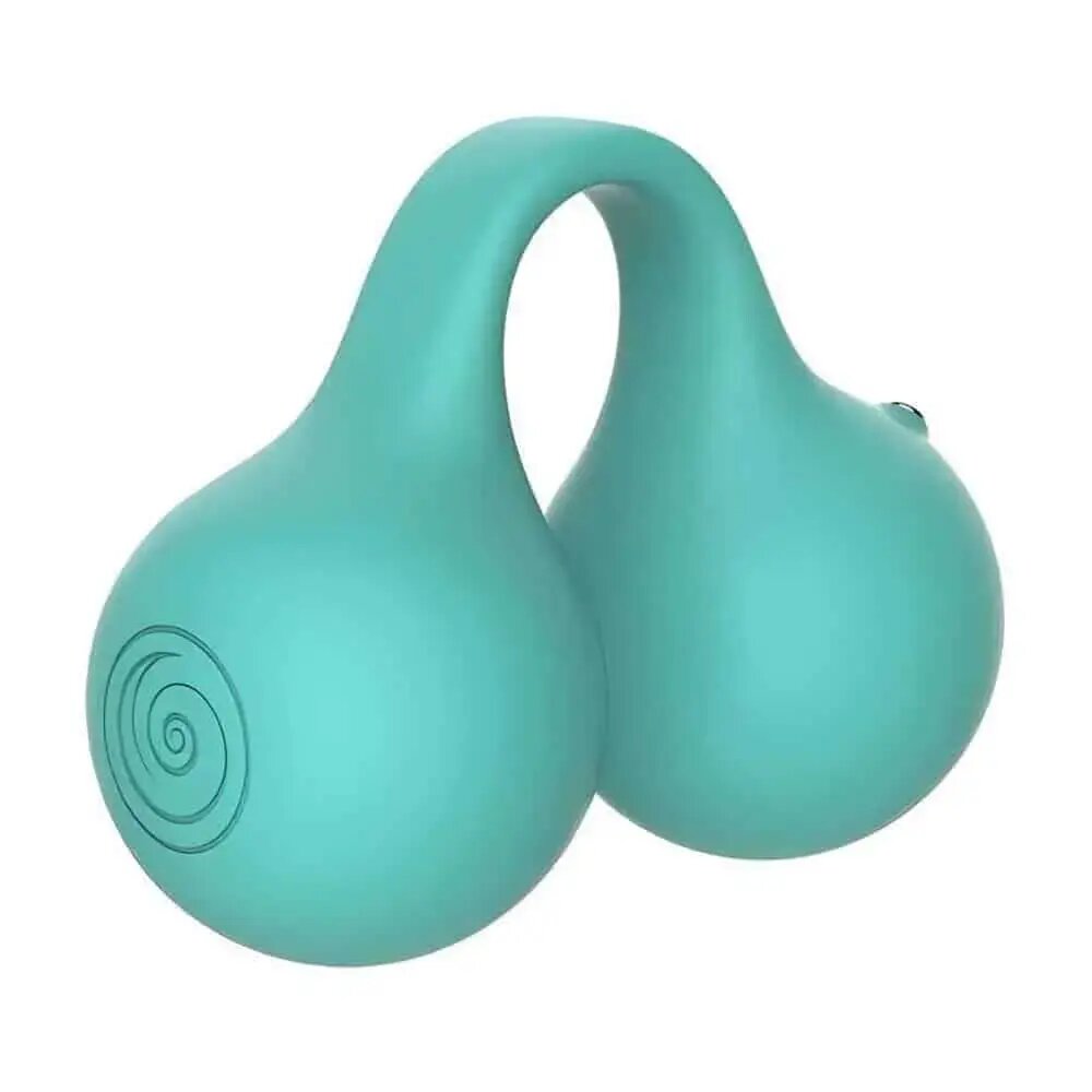 Вибромассажер для клитера SVIBE Twinn, tiffany, силиконовый, для женщин.
