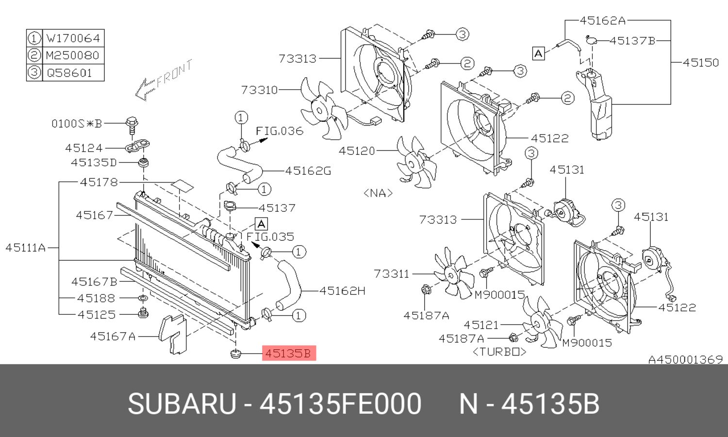 Втулка резиновая org (SUBARU 45135FE000)