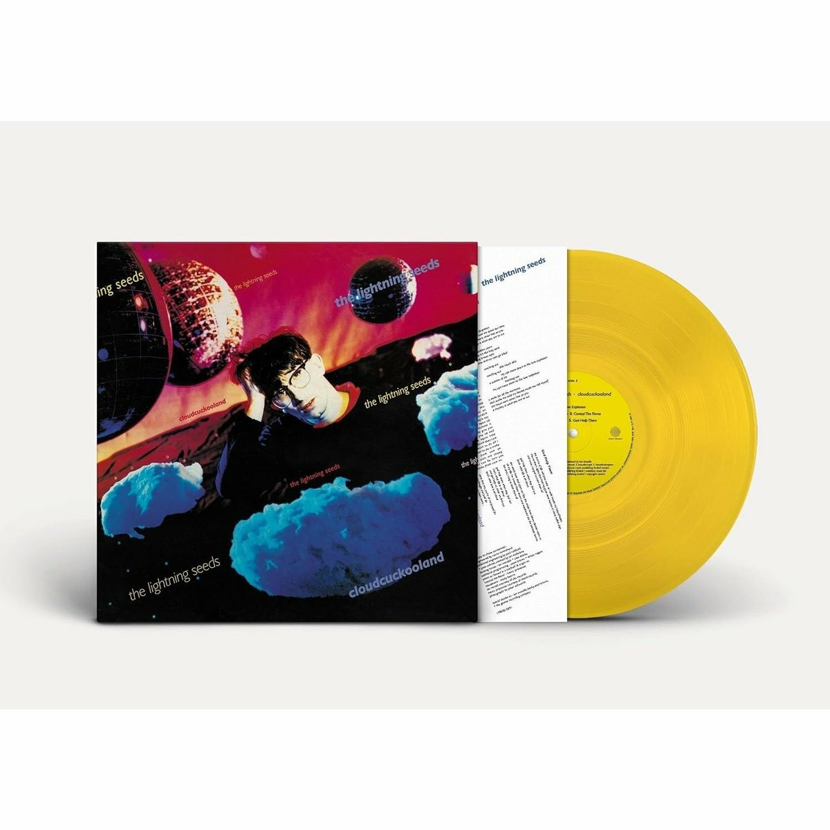 Виниловая пластинка The Lightning Seeds - Cloudcuckooland, Complete Limited Edition, Transparent Yellow Vinyl, LP