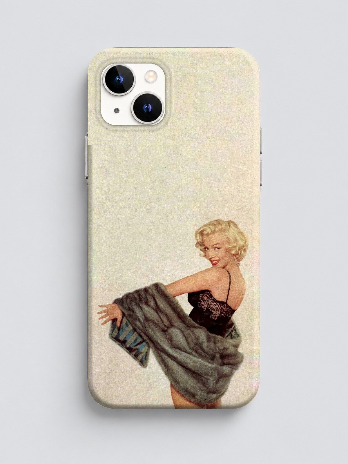 Эстетичный чехол на iPhone 13 девушка винтаж 1950s