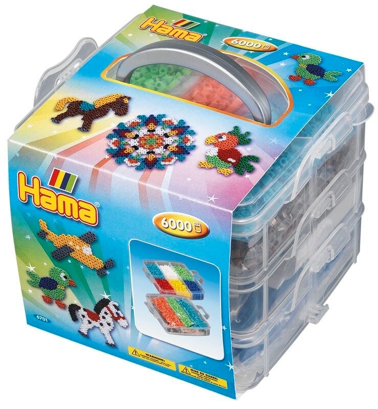 Мозаика Hama коробка для хранения для детей, 6000 бусин