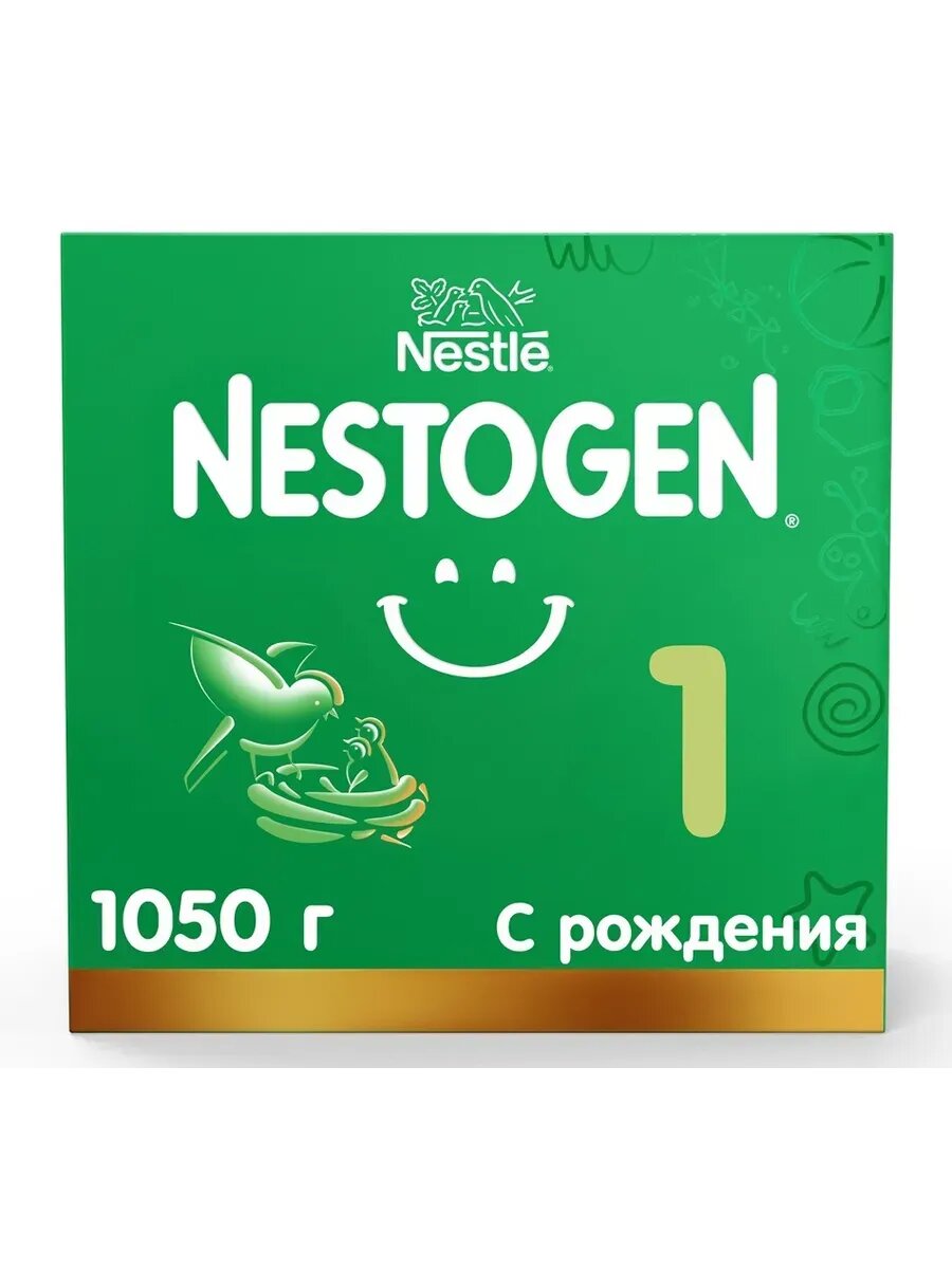 #Nestogen 1 cмеcь дет cухая мoлoчная c oмега-3 пнжк и лактoбактериями 3х350 гр#