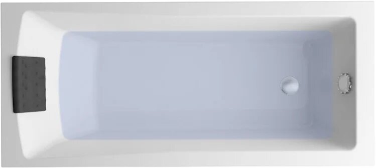 Акриловая ванна Lavinia Boho One 170x70, с каркасом, с экраном, пристенная, встраиваемая, белая, глянцевая, прямоугольная, с подголовником