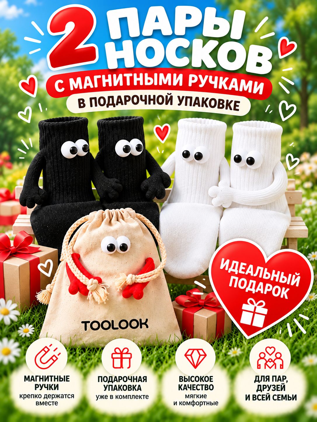 Носки TooLook