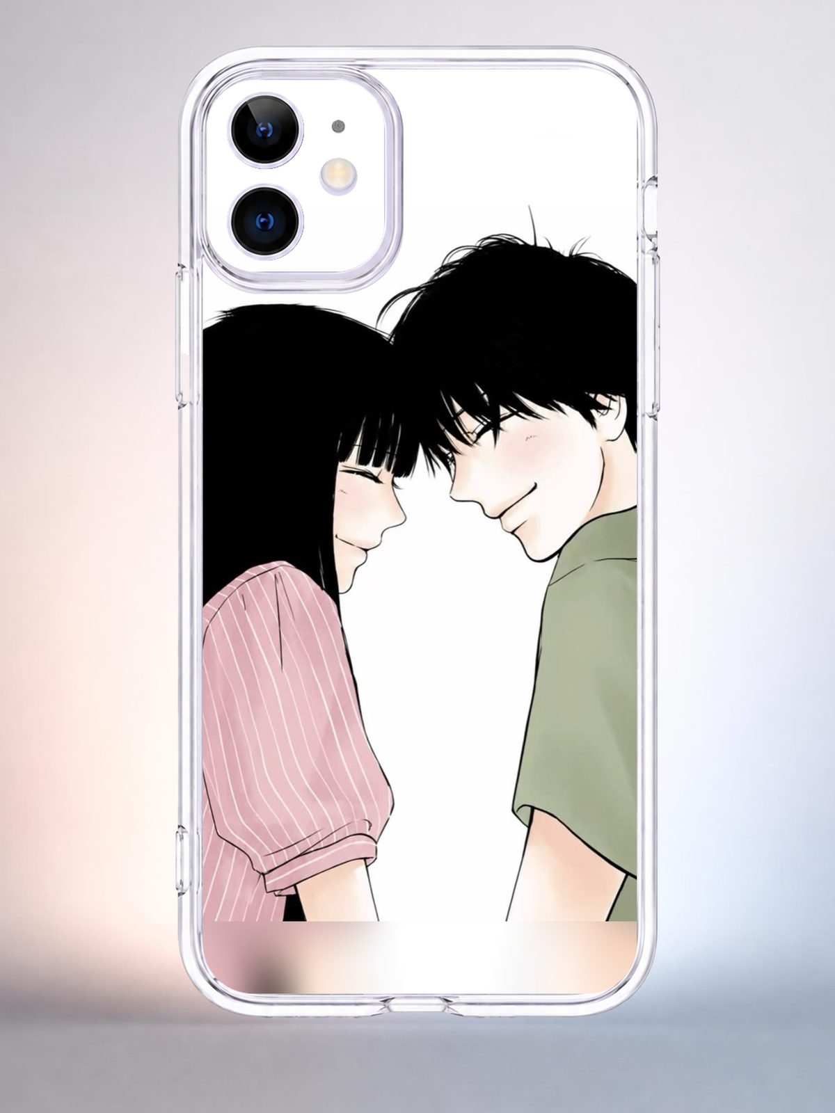 Чехол iPhone 11 Аниме пара Y2K Indie Sleaze