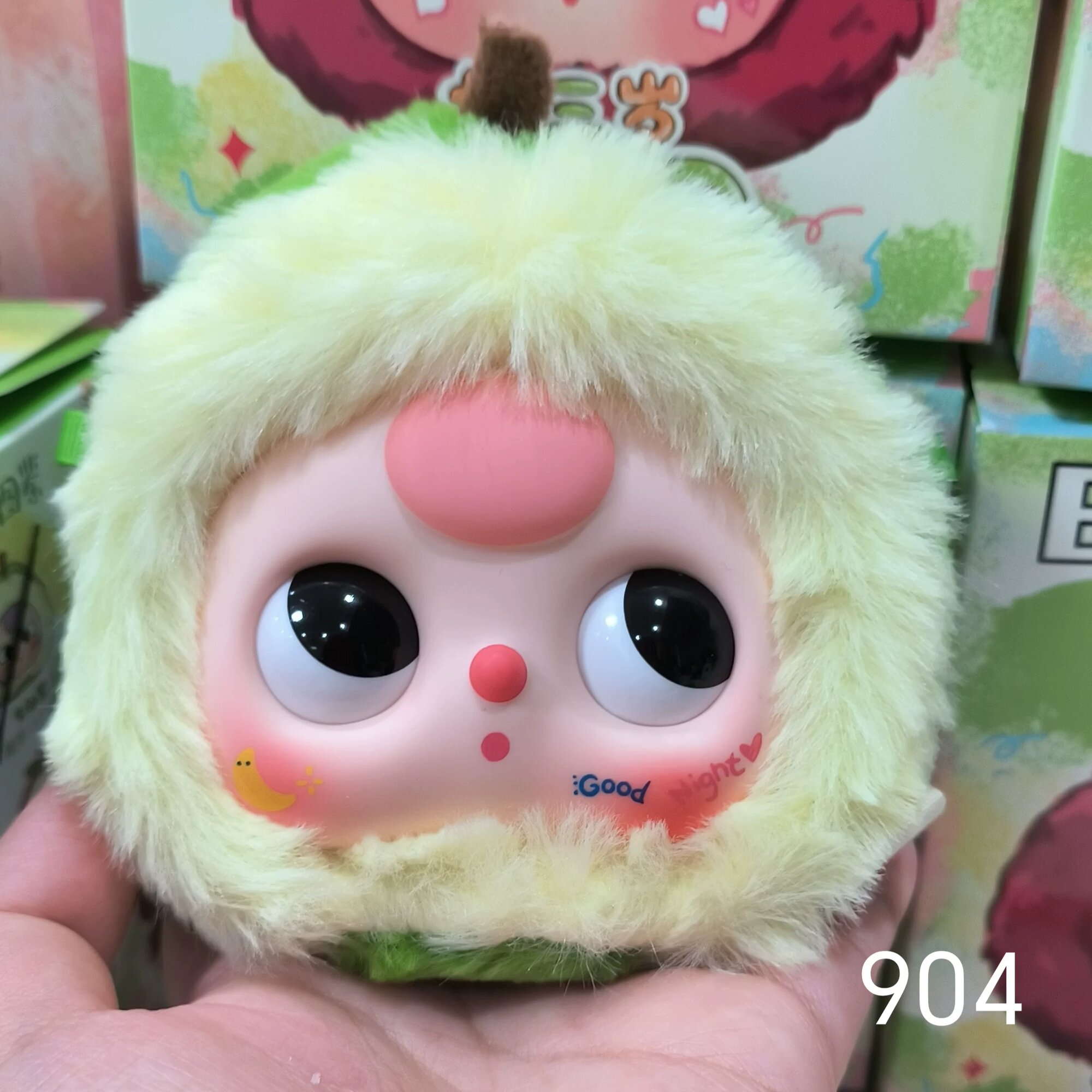 Baby Three 3 Years Садовый Плюшевый Сюрприз-Бокс Игрушка Ручной Работы - Авокадо 904, 360 Взгляд Смешной