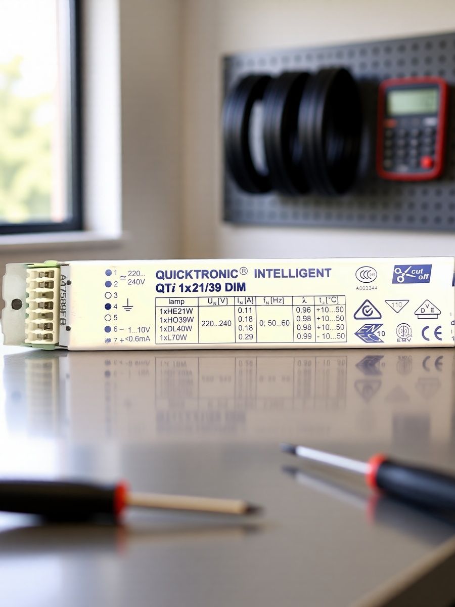 QTi 1x21/39 220-240 DIM Электронный пускорегулирующий аппарат ЭПРА регулируемые для люминесцентных ламп OSRAM 4050300870366 (Германия)