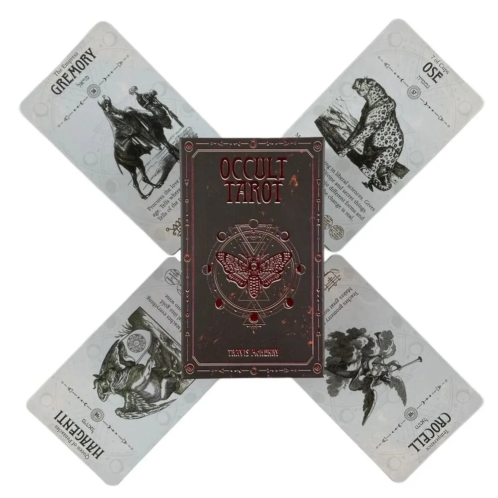 Карты Таро Оккультный/Occult Tarot,78 шт, Гадальные карты