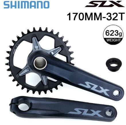 Система Shimano SLX, M7100, 32T, для привода 1x12, длина шатунов 170мм, без каретки