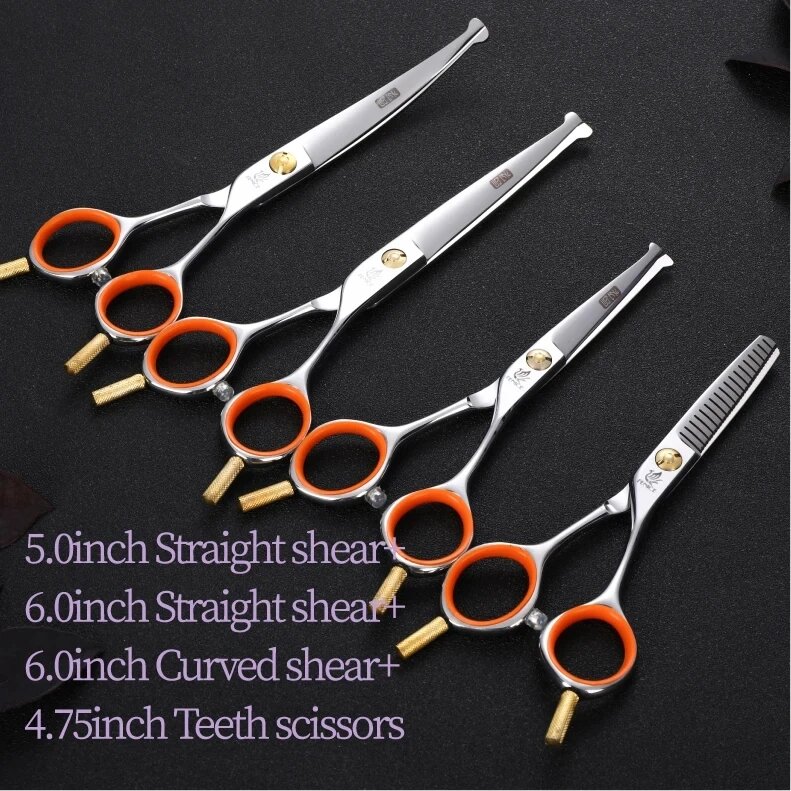 Fenice 4,5 ножницы для стрижки собак из нержавеющей стали 4 pcs set