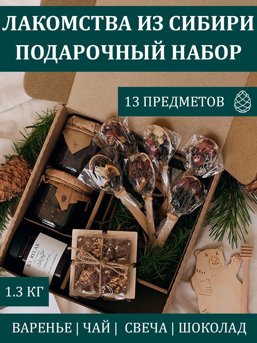 Подарочный набор сладкий варенье чай