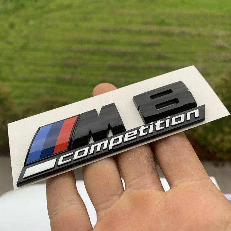 Модификация эмблемы BMW Thunder Edition для X3M, X4M, X5M, X6M, M2, M5, M4: задняя эмблема, наклейка с номером, логотип.