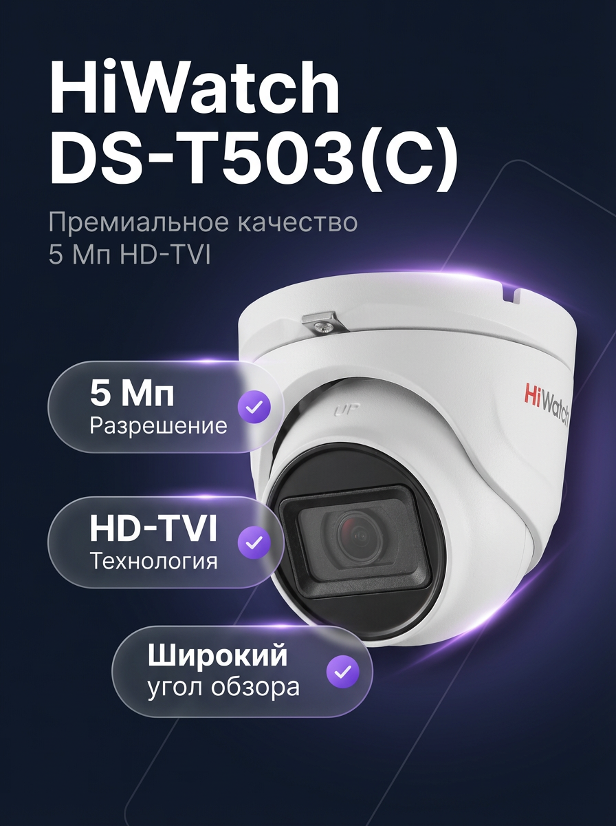 HiWatch DS-T503(С) (3.6 mm)