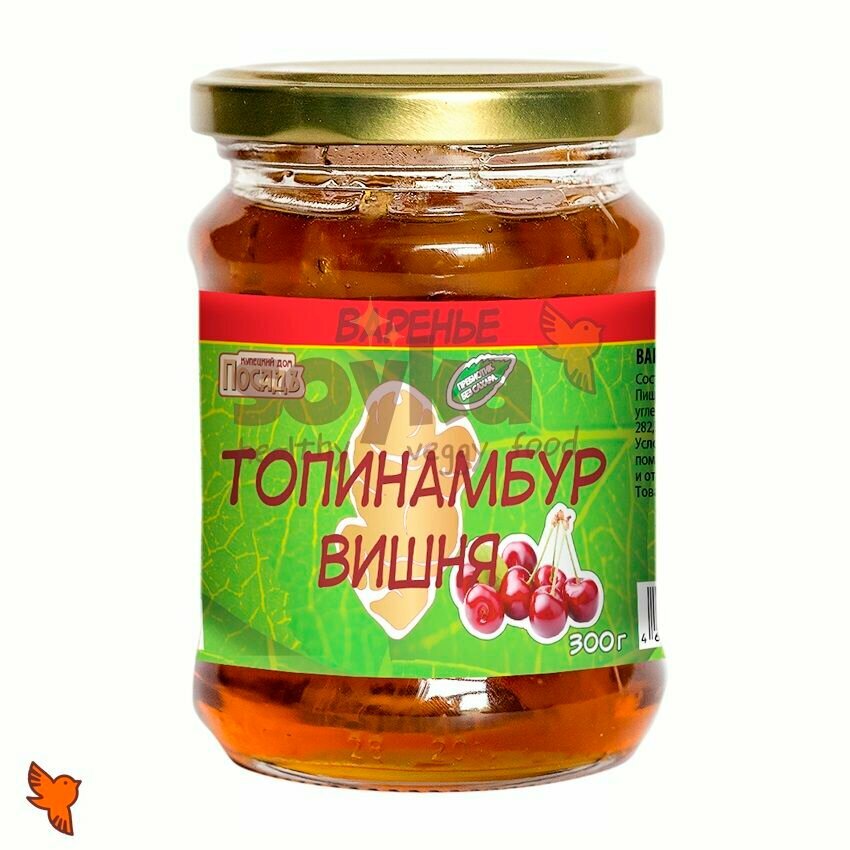 Варенье в сиропе топинамбура с вишней Посадъ, 300г
