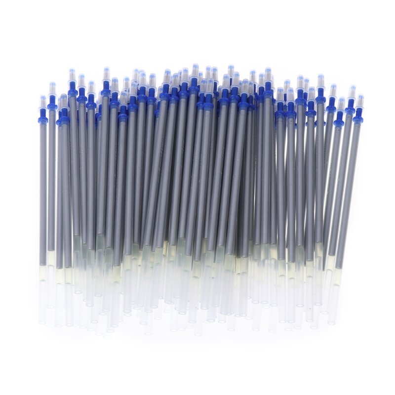 100pcs Refill Pen Silver Lead Pen Marking Pens for Fabric Leather Shoes