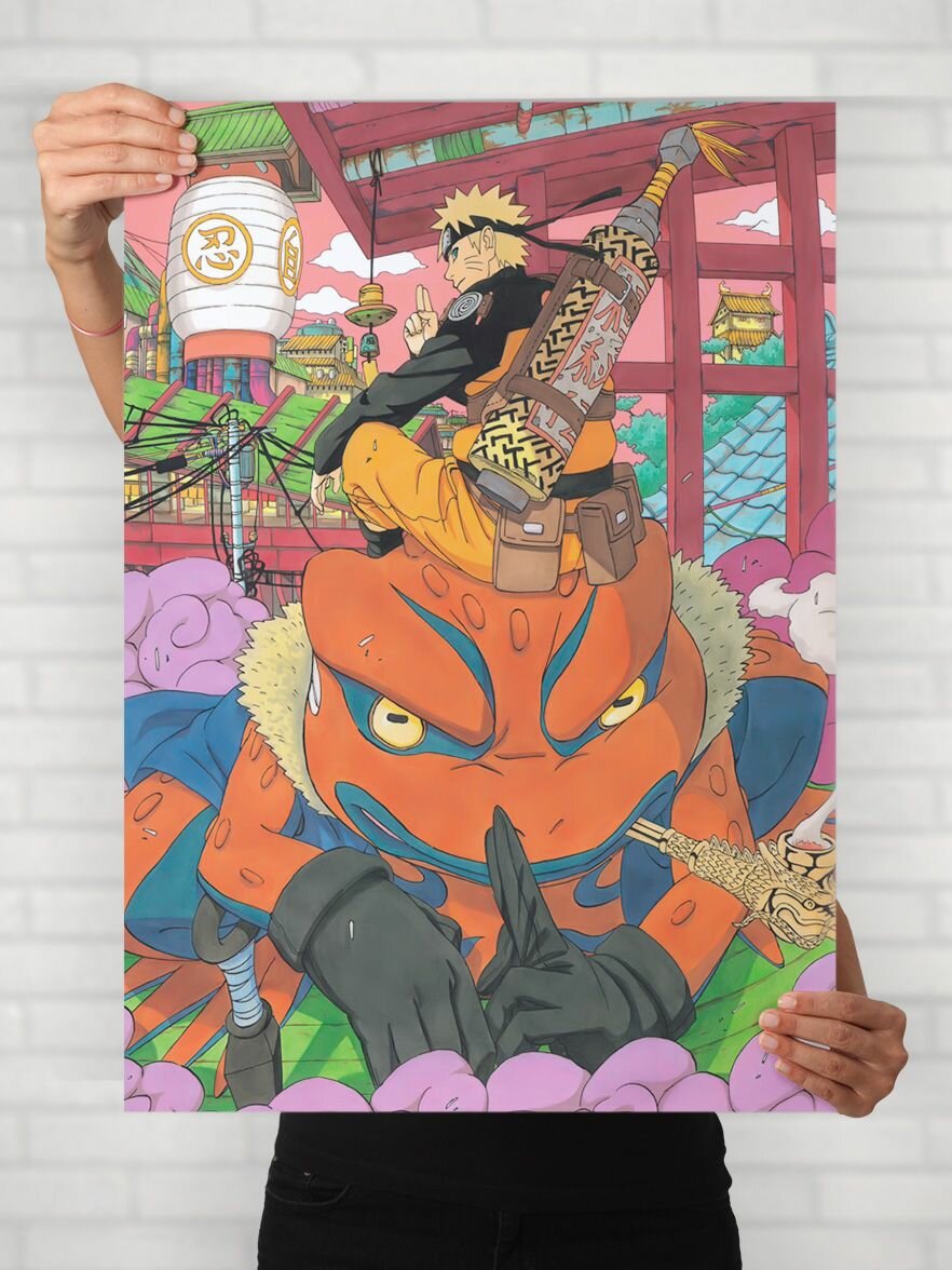 Плакат на стену для интерьера Наруто Ураганные Хроники (Naruto 29) - Постер по аниме и японской анимации формата A1 (61x84 см)